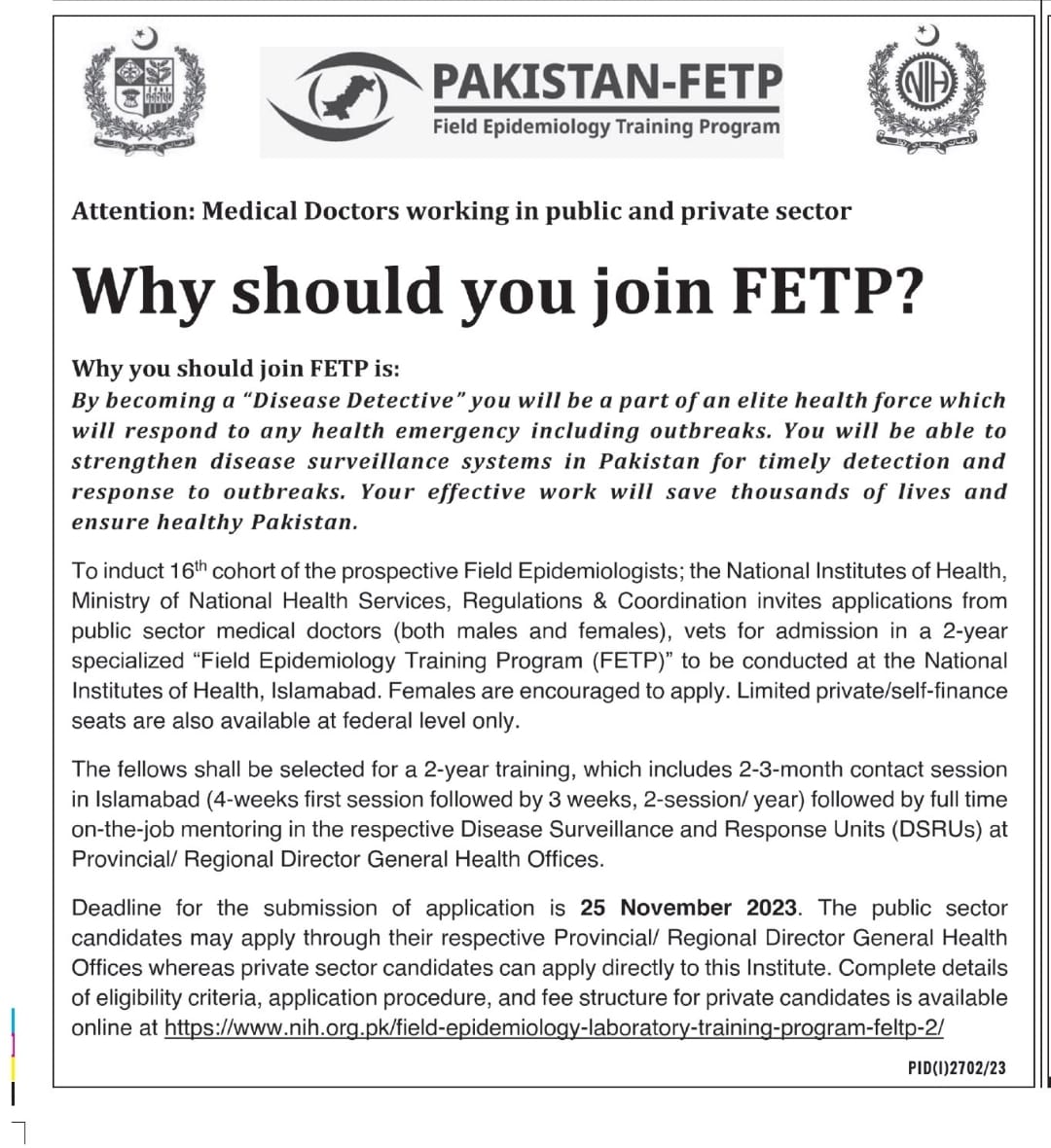 National Institutes of Health, Islamabad Pakistan